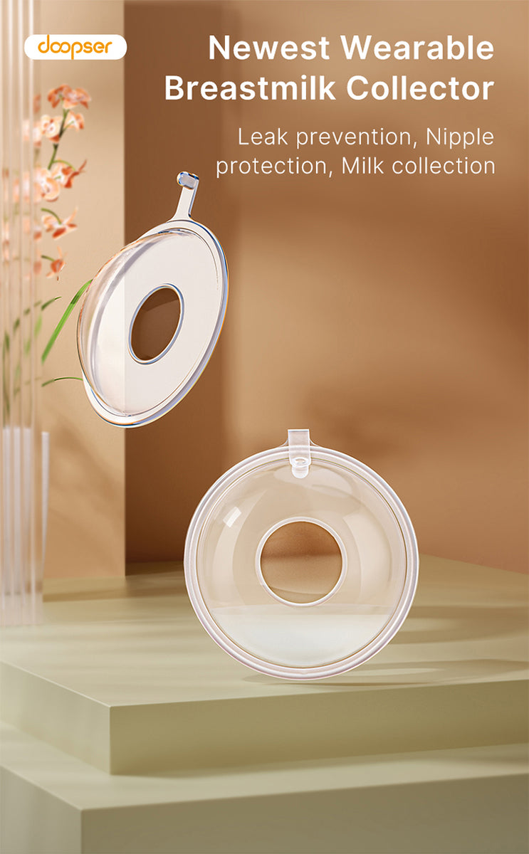 Wearable Milk Collector Silicone Hands-Free Breast Milk Collector ...